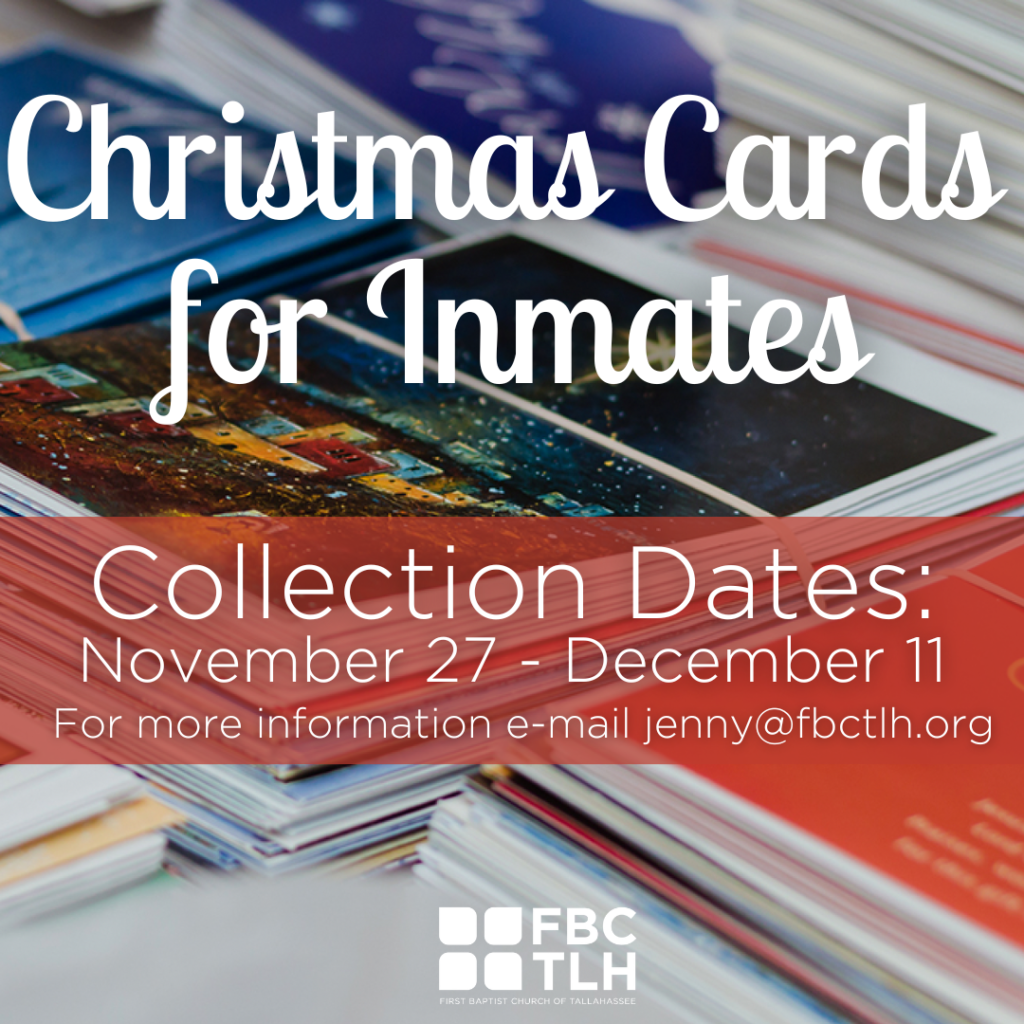 Christmas cards for Inmates SOCIAL MEDIA[1] - First Baptist Church of ...